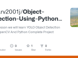 Github Atharv2001j Object Detection Using Python Opencv And Yolo V5