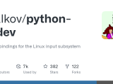 Github Gvalkov Python Evdev Python Bindings For The Linux Input
