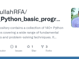 Github Abdullahrfa 140 Python Basic Program