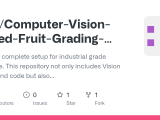 Github R Yd Computer Vision Based Fruit Grading Sorting System This