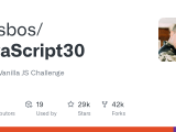 Github Wesbos Javascript30 30 Day Vanilla Js Challenge