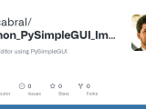 Github Brccabral Python Pysimplegui Imageeditor Image Editor Using