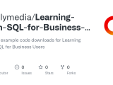 Github Oreillymedia Learning Path Sql For Business Users Examples