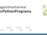 Github Nallagarishashanka Basicpythonprograms