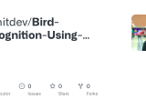 Github Akshitdev Bird Recognition Using Machine Learning Via Python