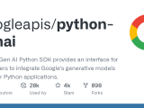 Github Googleapis Python Genai Google Gen Ai Python Sdk Provides An
