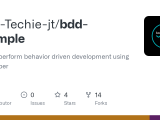 Github Java Techie Jt Bdd Example How To Perform Behavior Driven