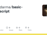 Github Zaindarma Basic Javascript