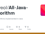 Github Kuyeol All Java Algorithm All Algorithms Implemented In Java