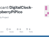 Github Ilyascant Digitalclock Raspberrypipico University Project
