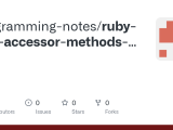 Github Programming Notes Ruby Drill Accessor Methods Challenge