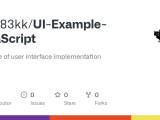 Github Is0383kk Ui Example Javascript Example Of User Interface