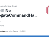 No Delegatecommandhandler For Vscode Java Resolvemainmethod Issue