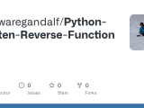 Github Softwaregandalf Python Flatten Reverse Function
