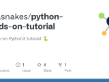 Github Datasnakes Python Hands On Tutorial A Hands On Python3