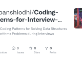 Github Deepanshlodhi Coding Patterns For Interview Python Several