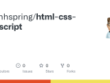 Github Khanhspring Html Css Javascript
