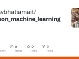 Github Arnavbhatiamait Python Machine Learning