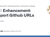 Enhancement Support Github Urls Issue 123 Python Semantic Release