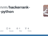 Github Fajarnrm Hackerrank Test Python