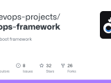 Github Bkdevops Projects Devops Framework Devops Boot Framework
