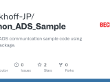 Github Beckhoff Jp Python Ads Sample Python Ads Communication Sample