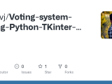 Github Divavj Voting System Using Python Tkinter Gui