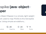 Github Aerospike Java Object Mapper The Java Object Mapper Is A
