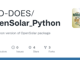 Github Utd Does Opensolar Python The Python Version Of Opensolar Package