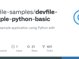Github Devfile Samples Devfile Sample Python Basic A Basic Sample