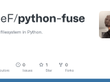 Github Phief Python Fuse A Fuse Filesystem In Python