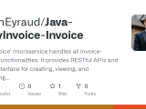 Github Matheyraud Java Easyinvoice Invoice The Invoice
