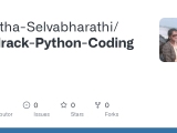 Github Swetha Selvabharathi Skillrack Python Coding