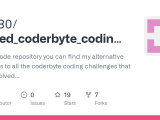 Github Atib80 Solved Coderbyte Coding Challenges In This Code
