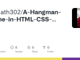 Github Adinath302 A Hangman Game In Html Css And Javascript Hangman
