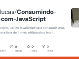 Github Httplucas Consumindo Api Com Javascript Nesse Projeto