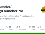 Github Unitycoder Unitylauncherpro Unofficial Unityhub Alternative