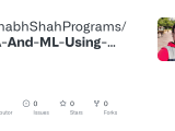 Github Rushabhshahprograms Dsa And Ml Using Python