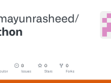 Github Humayunrasheed Python