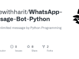 Github Codewithharit Whatsapp Message Bot Python Send Unlimited