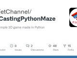 Github Finfetchannel Raycastingpythonmaze A Very Simple 3d Game Made