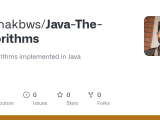 Github Mainakbws Java The Algorithms All Algorithms Implemented In Java