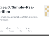 Github Junigearx Simple Rsa Algorithm This Is A Simple