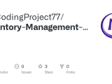 Github Mycodingproject77 Inventory Management Source Code