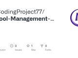 Github Mycodingproject77 School Management System Java Source Code
