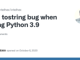 Tostring Bug When Using Python 3 9 Issue 45 Python Intelhex
