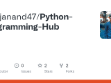 Github Neejanand47 Python Programming Hub