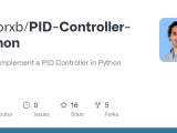 Github Simorxb Pid Controller Python How To Implement A Pid