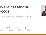 Github Otaviojava Cassandra Java Code A Collection Of Cassandra
