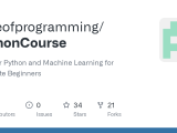 Github Caveofprogramming Pythoncourse Code For My Python Course